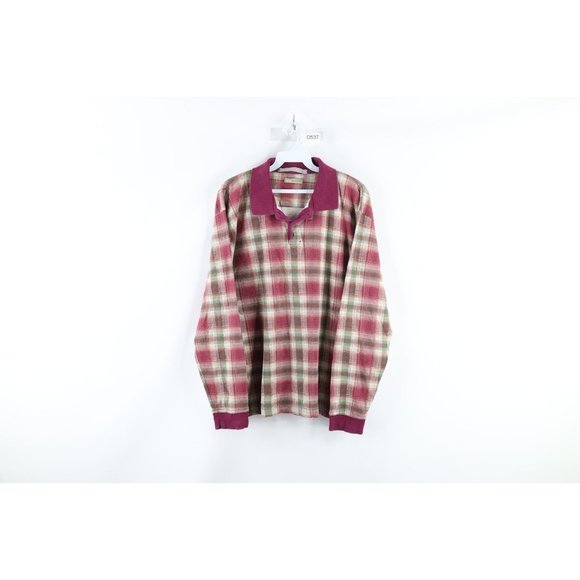 Vintage | Shirts | Vintage 9s Streetwear Mens Large Faded Checkered ...